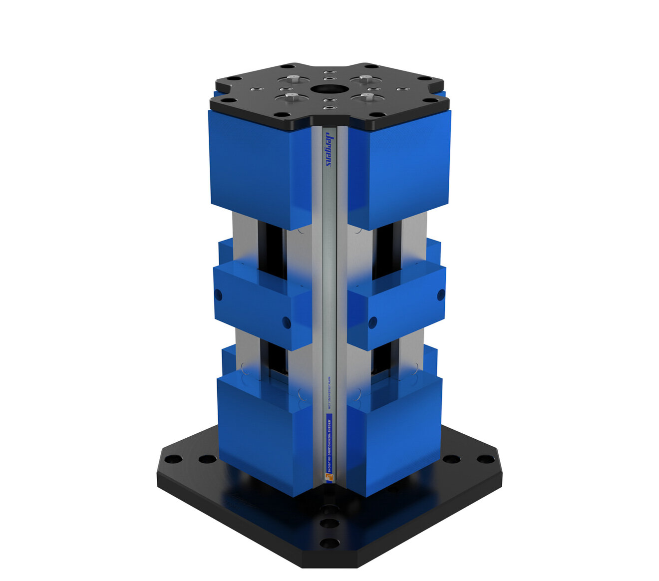6" (150mm) 4-Sided Production Vise Columns| Jergens Workholding ...