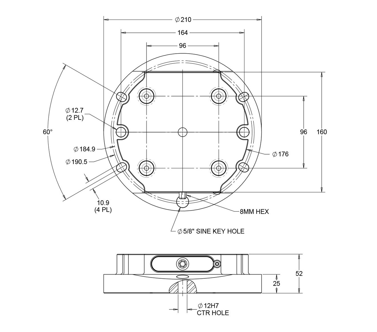 Quick-Loc™ 96mm Rotary Receivers| Jergens Workholding