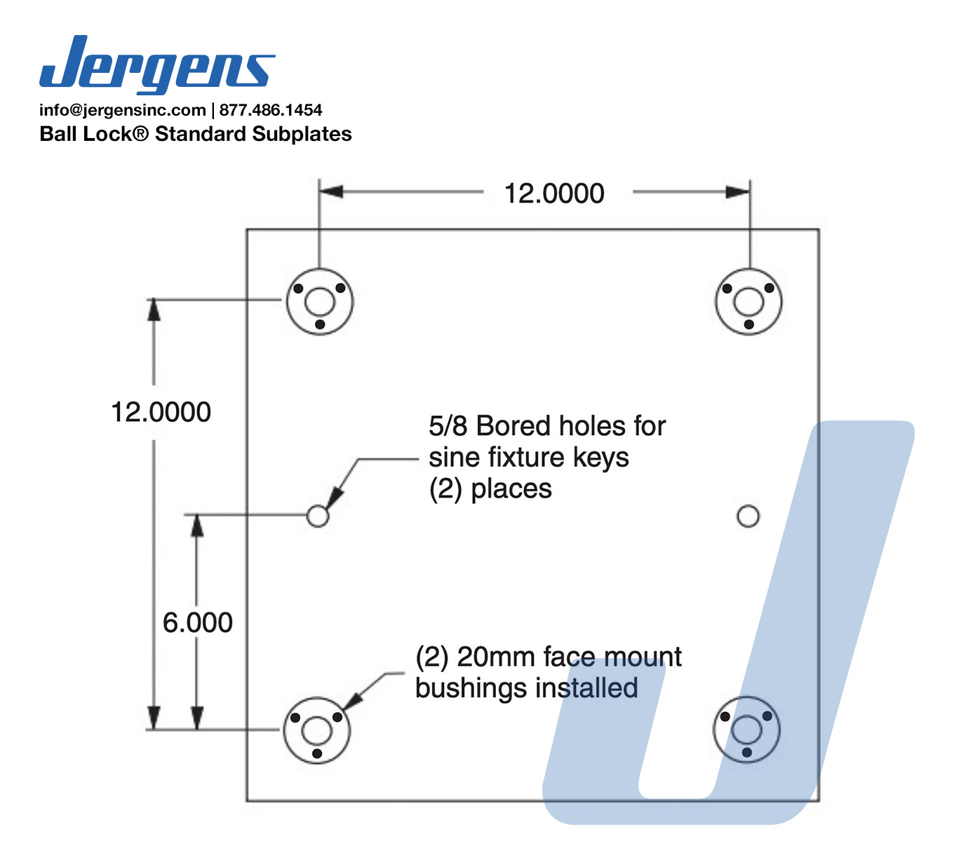 Ball Lock® Standard Subplates| Jergens Workholding | Jergens Inc