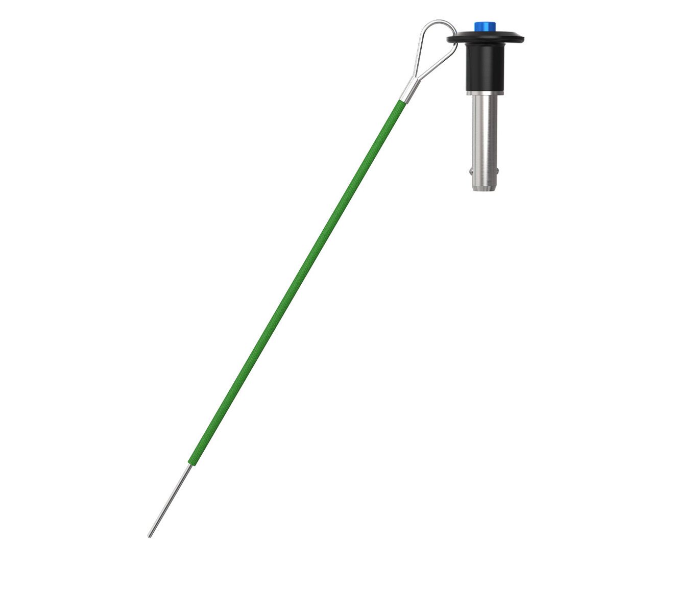 Button Handle Quick Release Pins with Standard 1 Loop Lanyard | Jergens ...